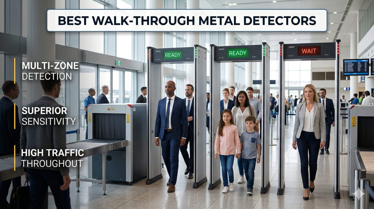 Walk Through Metal Detector Comparison Chart [2026] | PTI